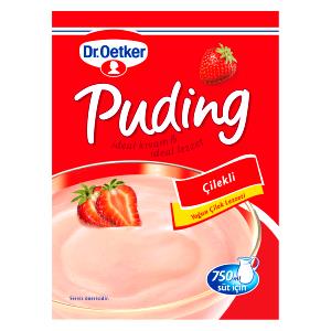 1 Paket (120 gr) Dr.Oetker Çilekli Puding Kaç Kalori? | kackalori.com.tr